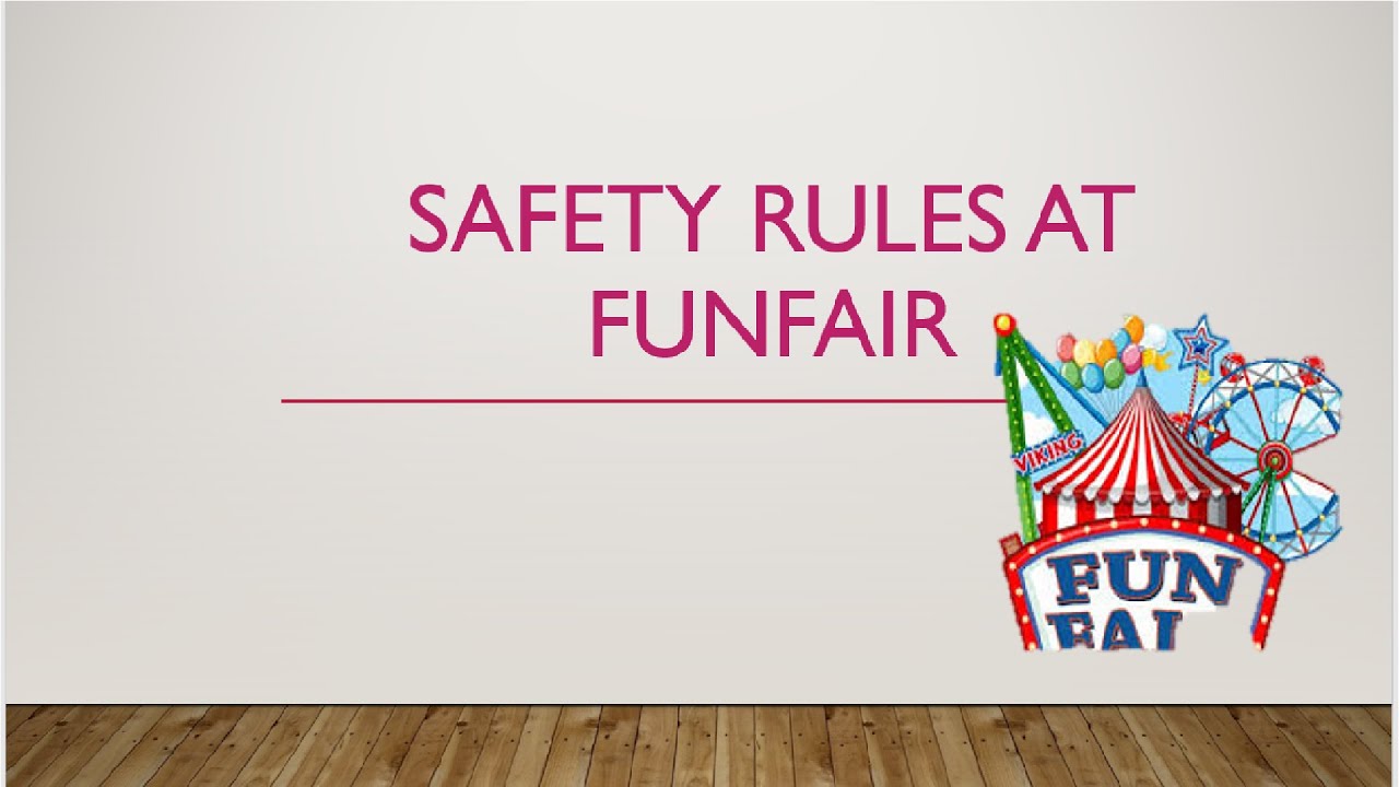 safety rules at funfair - YouTube