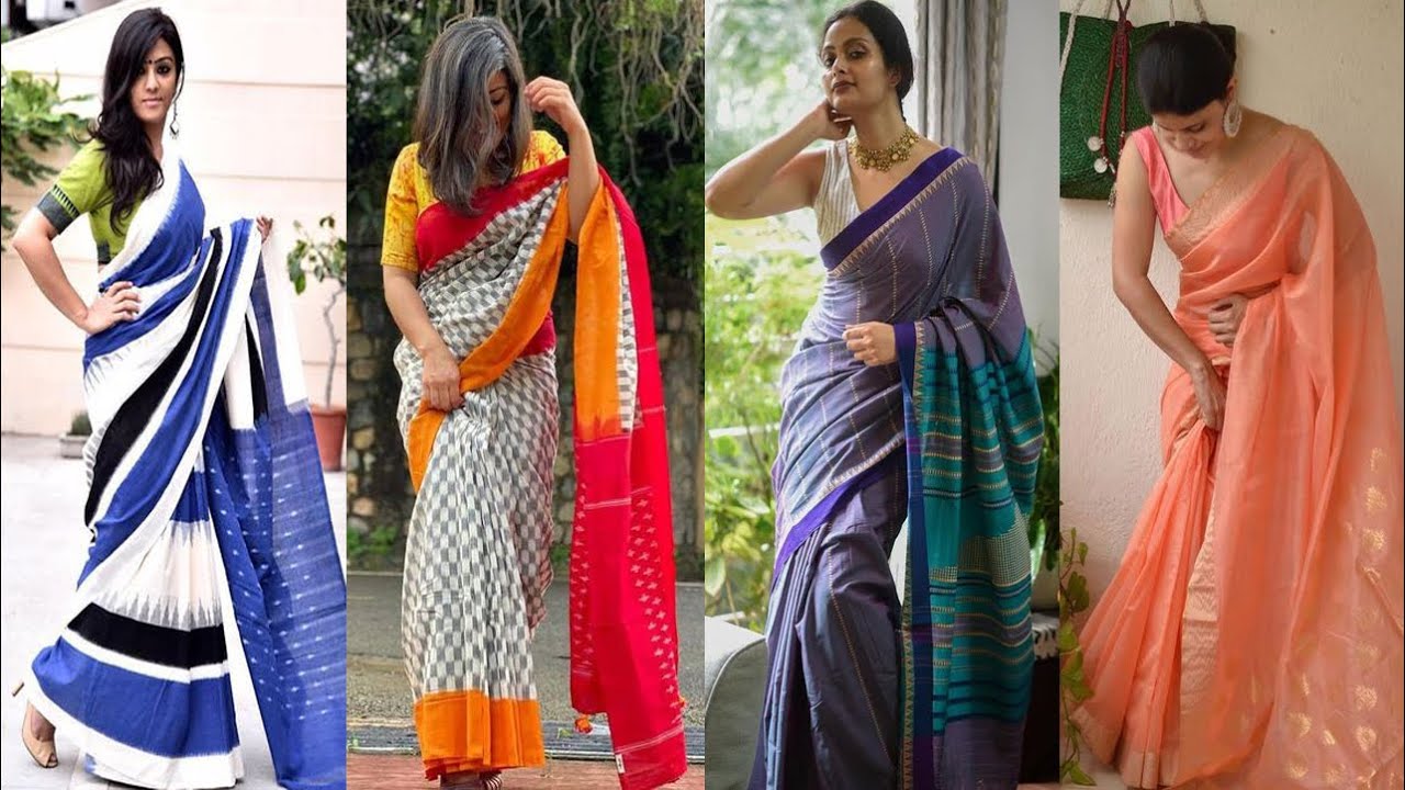 How To Look Stylish In Formal Work Wear Sarees, Office wear Sarees ...