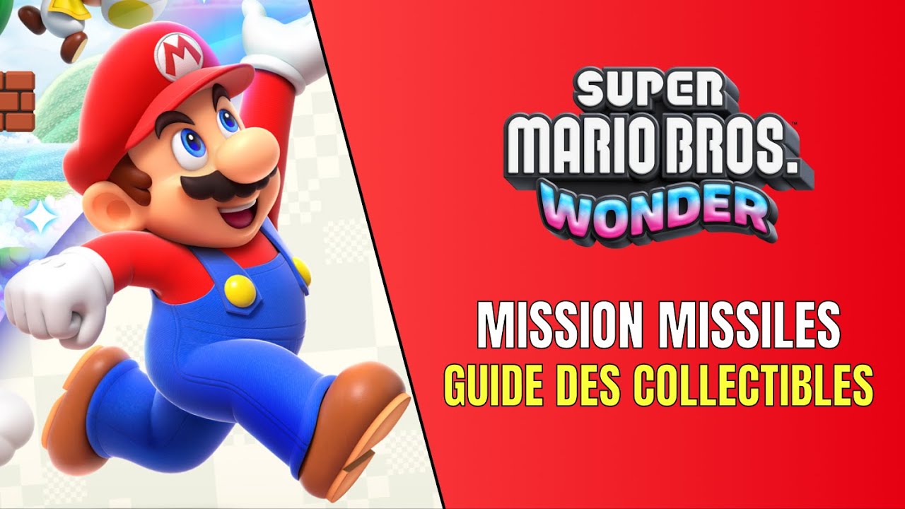 Super Mario Bros. Wonder Mission Missiles Guide des Collectibles - YouTube