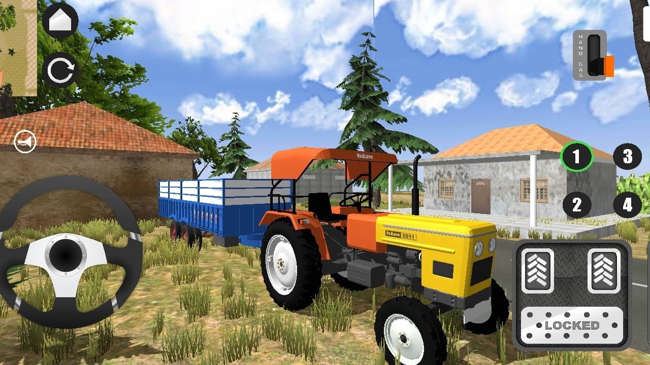 Offline Indian Tractor Simulator | HMT Tractor Game | Tractor Trolley ...
