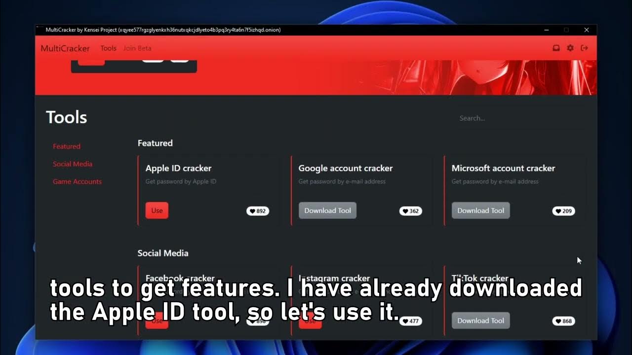 Recover passwords for online accounts - MultiCracker password cracker ...