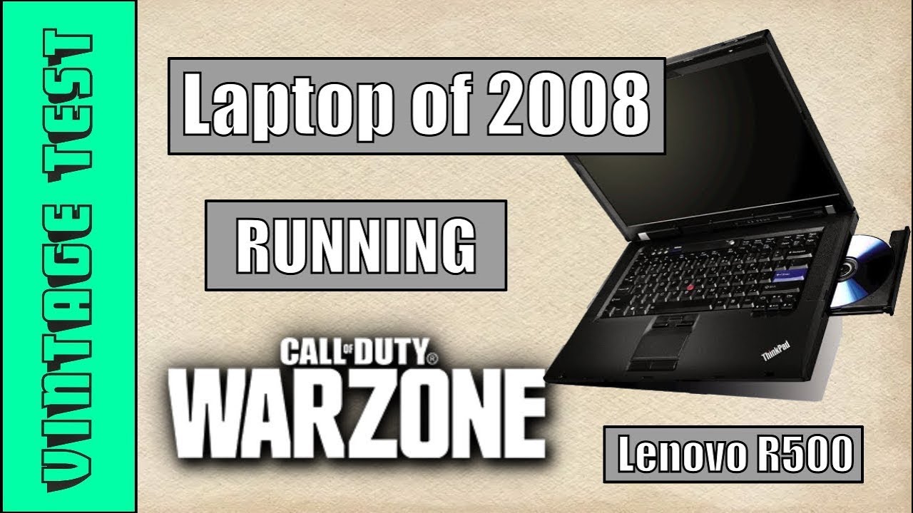 COD Warzone running on 12 years old laptop??? | Thinkpad R500 - YouTube