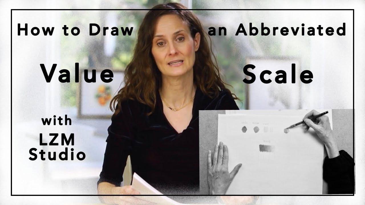 How to Draw an Abbreviated Value Scale - YouTube