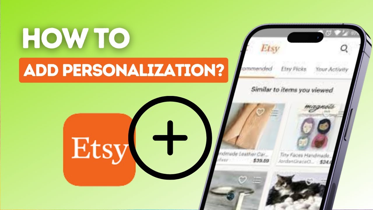 How to add personalization to a product in Etsy? - YouTube