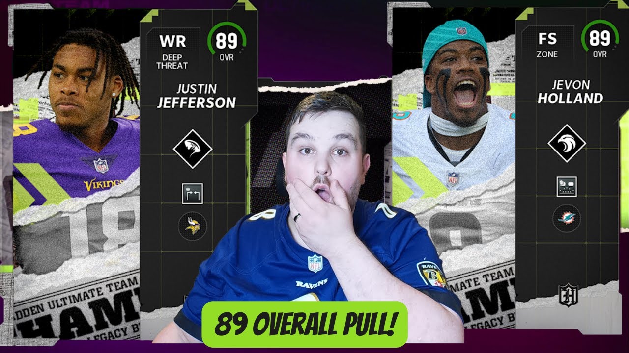 89 OVRALL PULL! HEADLINERS JUSTIN JEFFERSON AND JEVON HOLLAND ARE ...