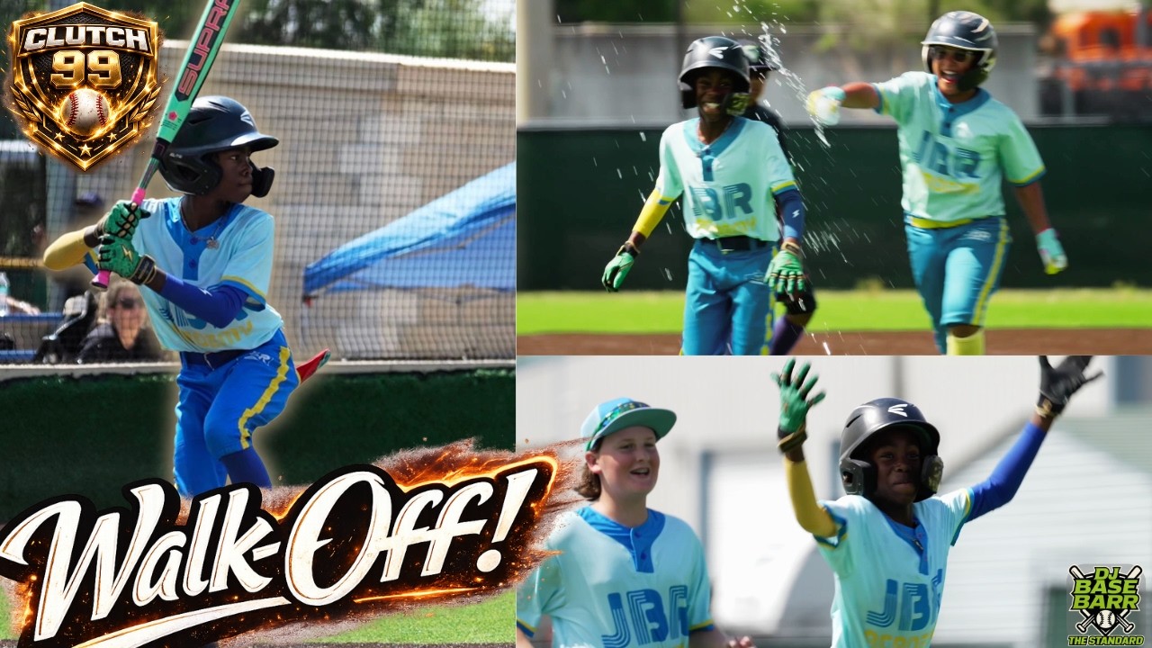 WALK-OFF Double in EXTRA INNINGS! ⚾🔥 | 11-Year-Old DJ Barr Wins It ...