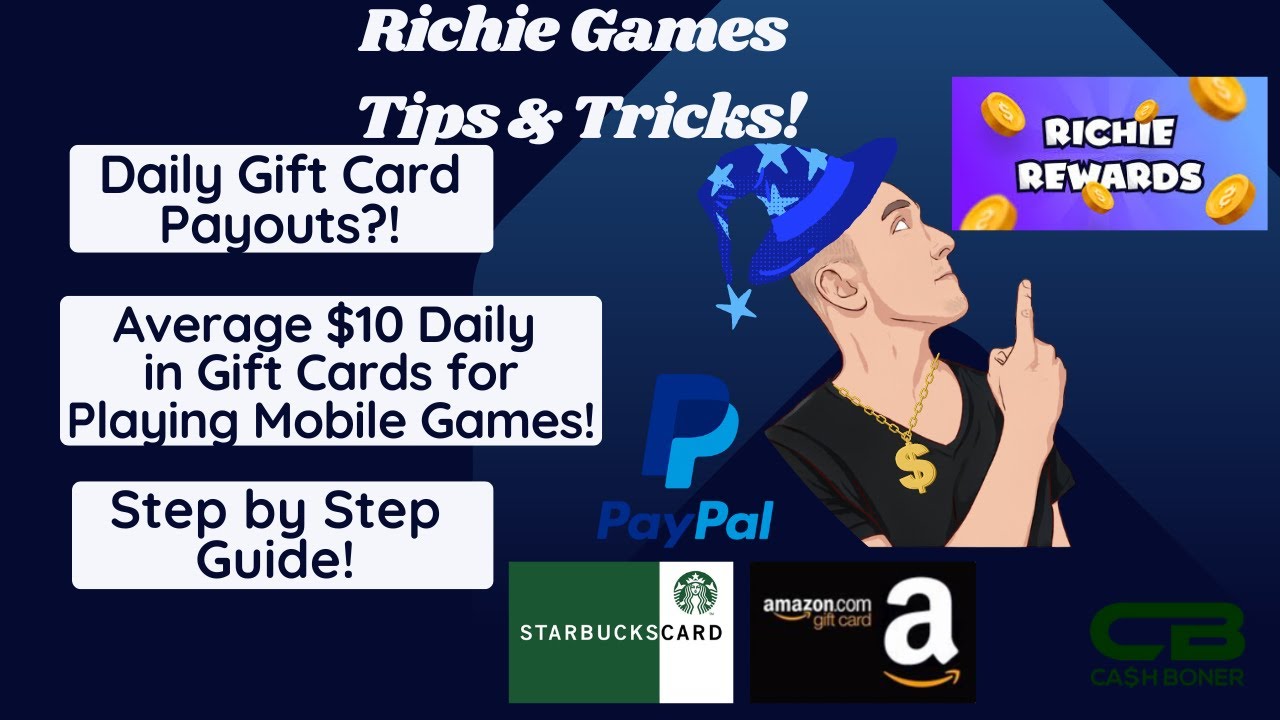 Richie Games Tips & Tricks - How to Earn Coins Faster & Gift Cards Daily! No Referrals Needed ...