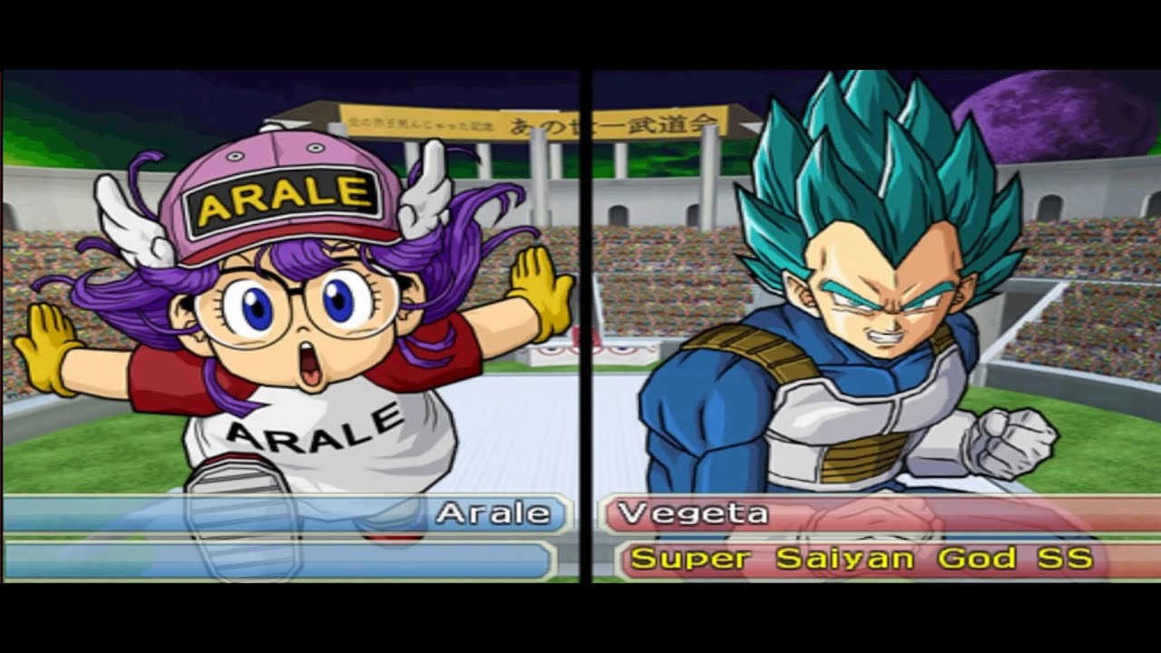 Arale VS Goku & Vegeta Blue | Fantasy Fight - YouTube