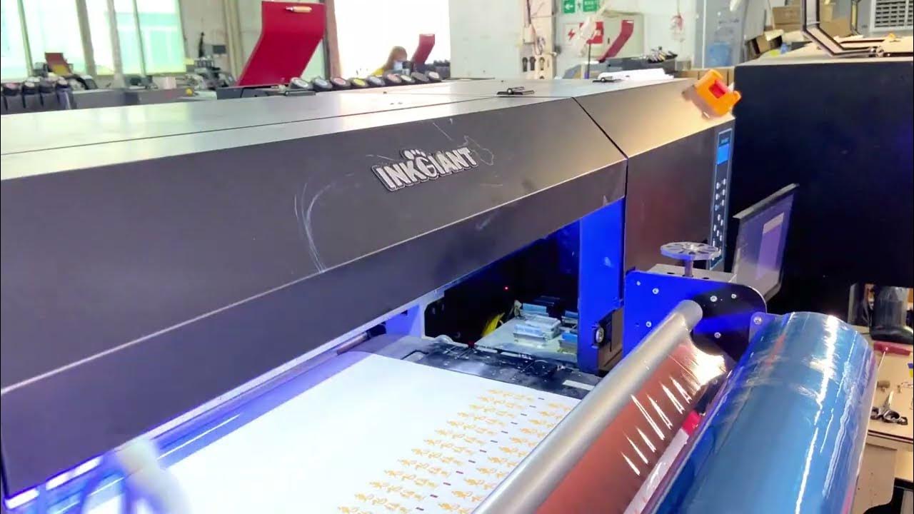 INKGIANT 60cm UV DTF integrated machine BF-UV60E3 - YouTube