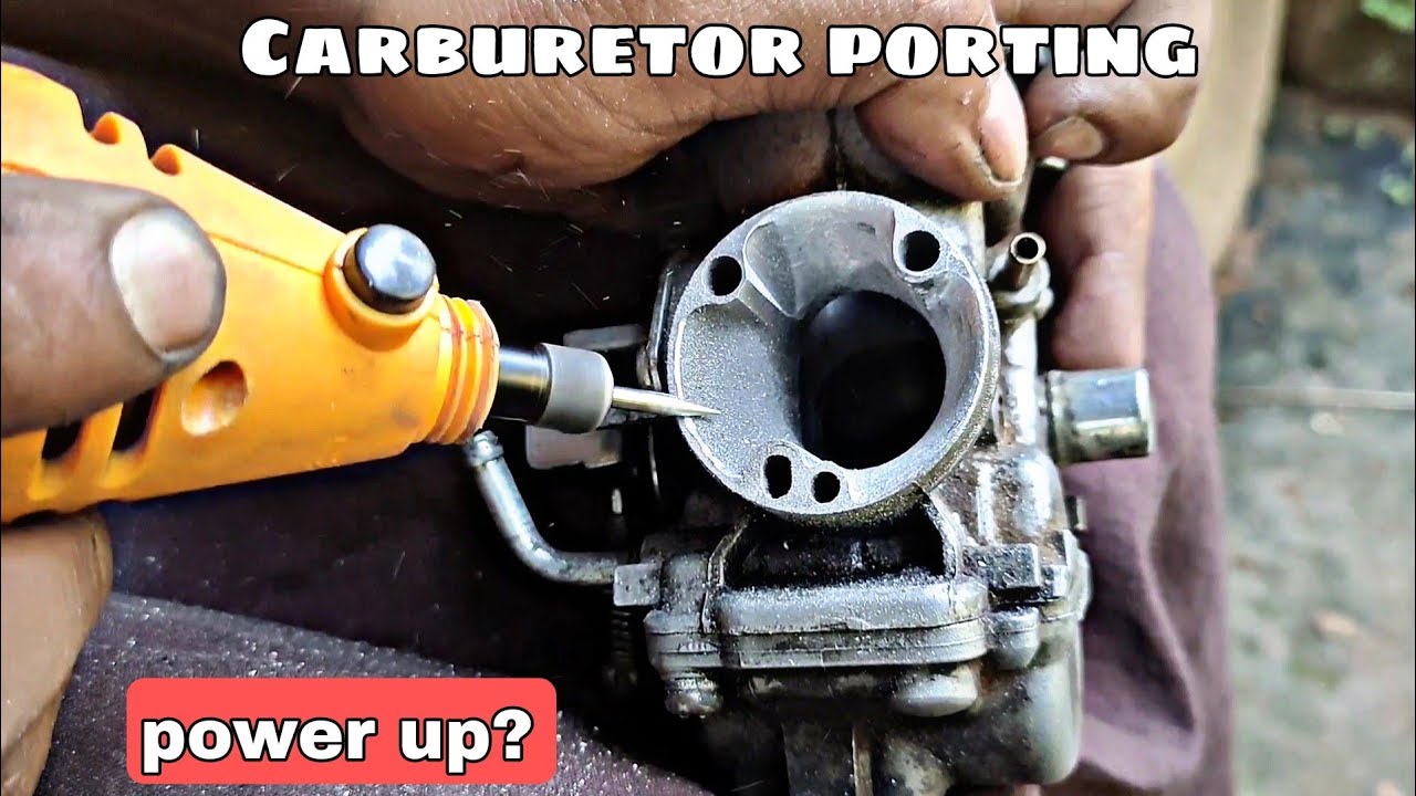 Carburetor Porting Power Increase | Carburetor Tuning - YouTube