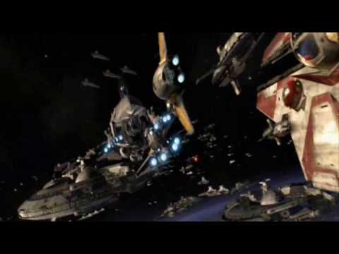 star wars starships battle with music from pearl harbor - YouTube