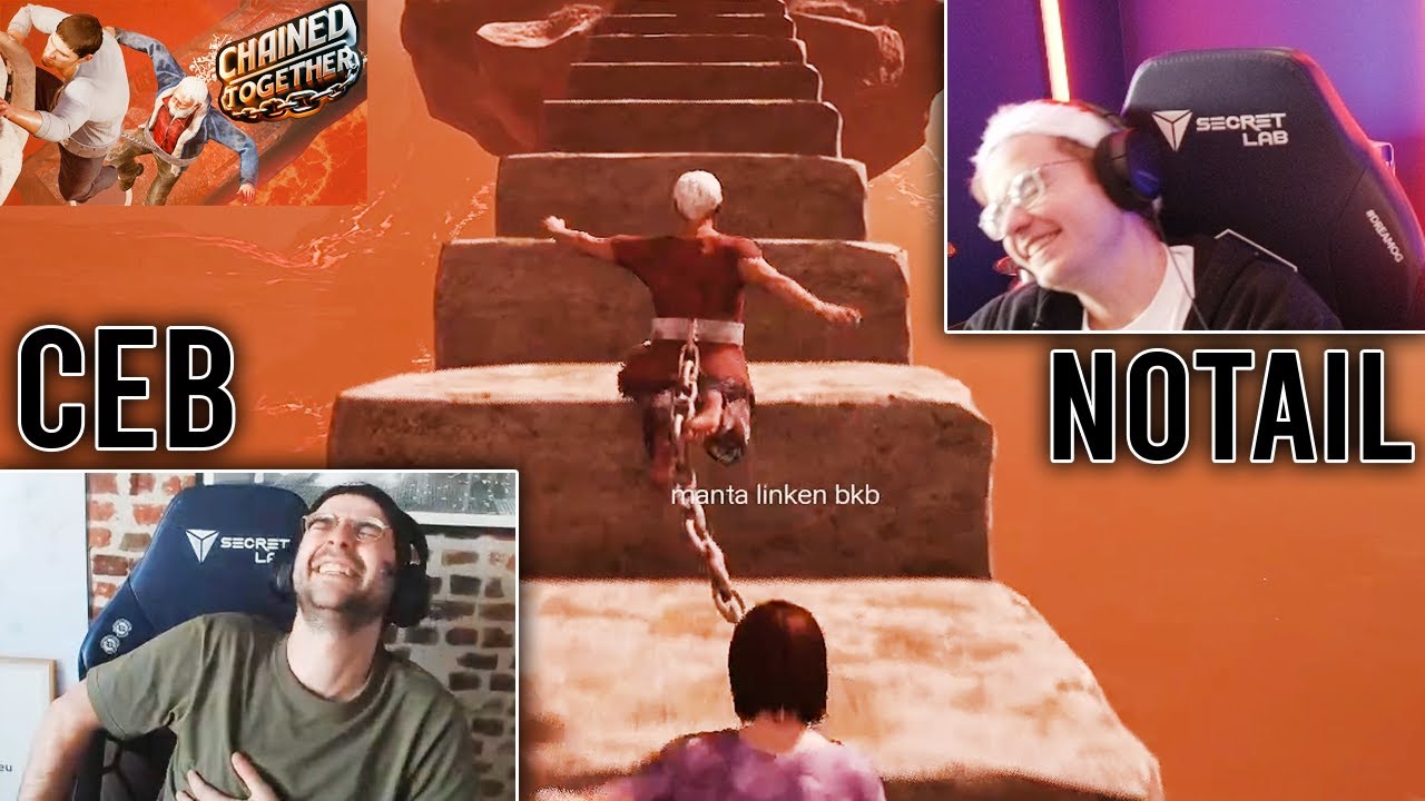 N0taiL & Ceb CHAINED TOGETHER Funny Moments - YouTube