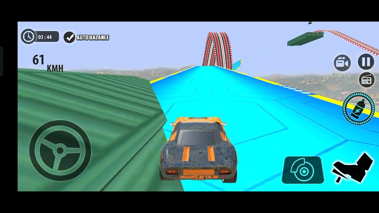 Impossible Mega Ramp Car Stunt | New Car unlock unlimited Racing ...