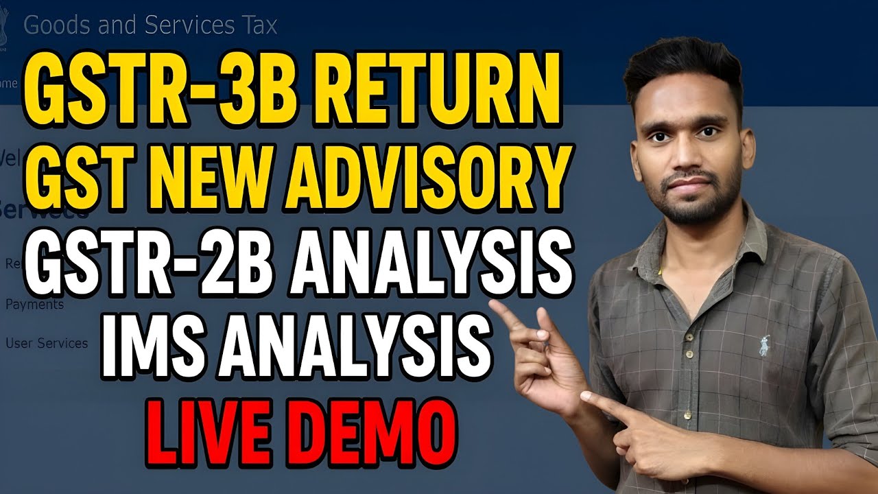 "📢 GSTR-3B Filing Update | October Return पर Latest GST Guidelines 2025 ...