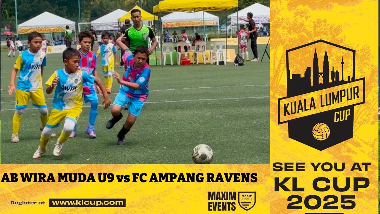 AB WIRA MUDA U9 vs FC AMPANG RAVENS | KL CUP 2025 | #bola #football #fyp - YouTube