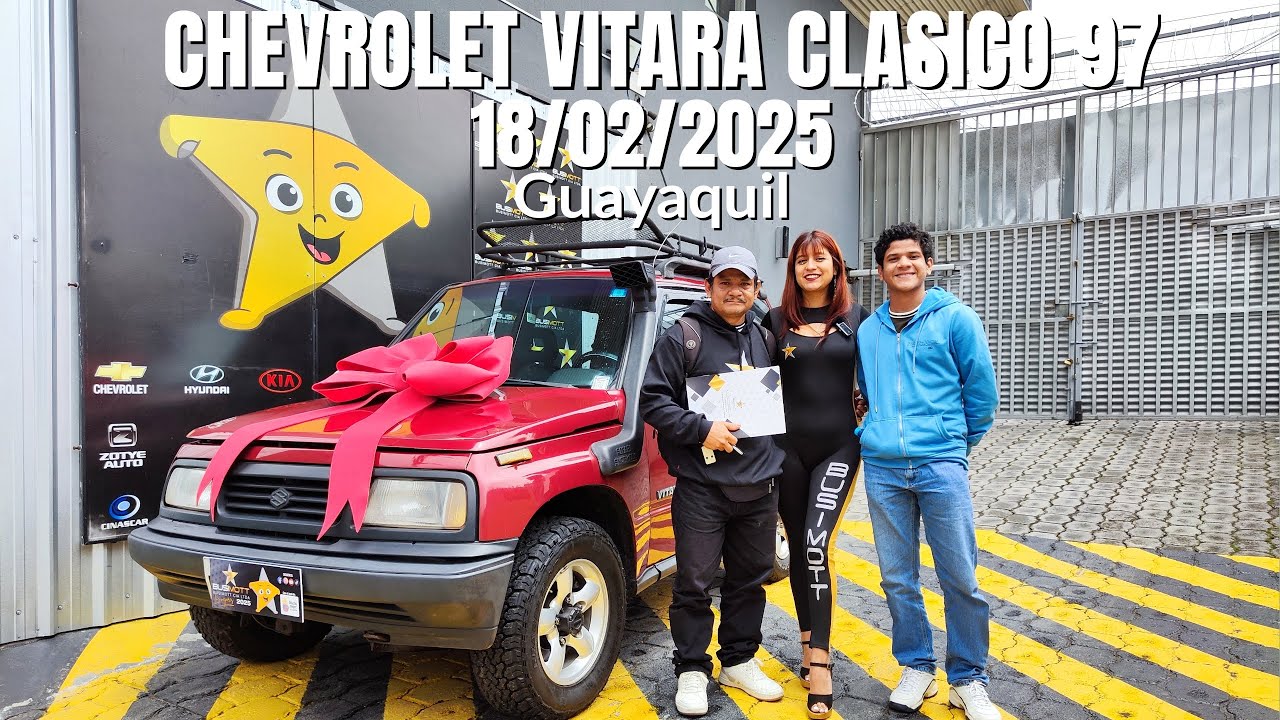 ENTREGA GUAYAQUIL: CHEVROLET VITARA CLASICO 97 (18/02/2025) - YouTube