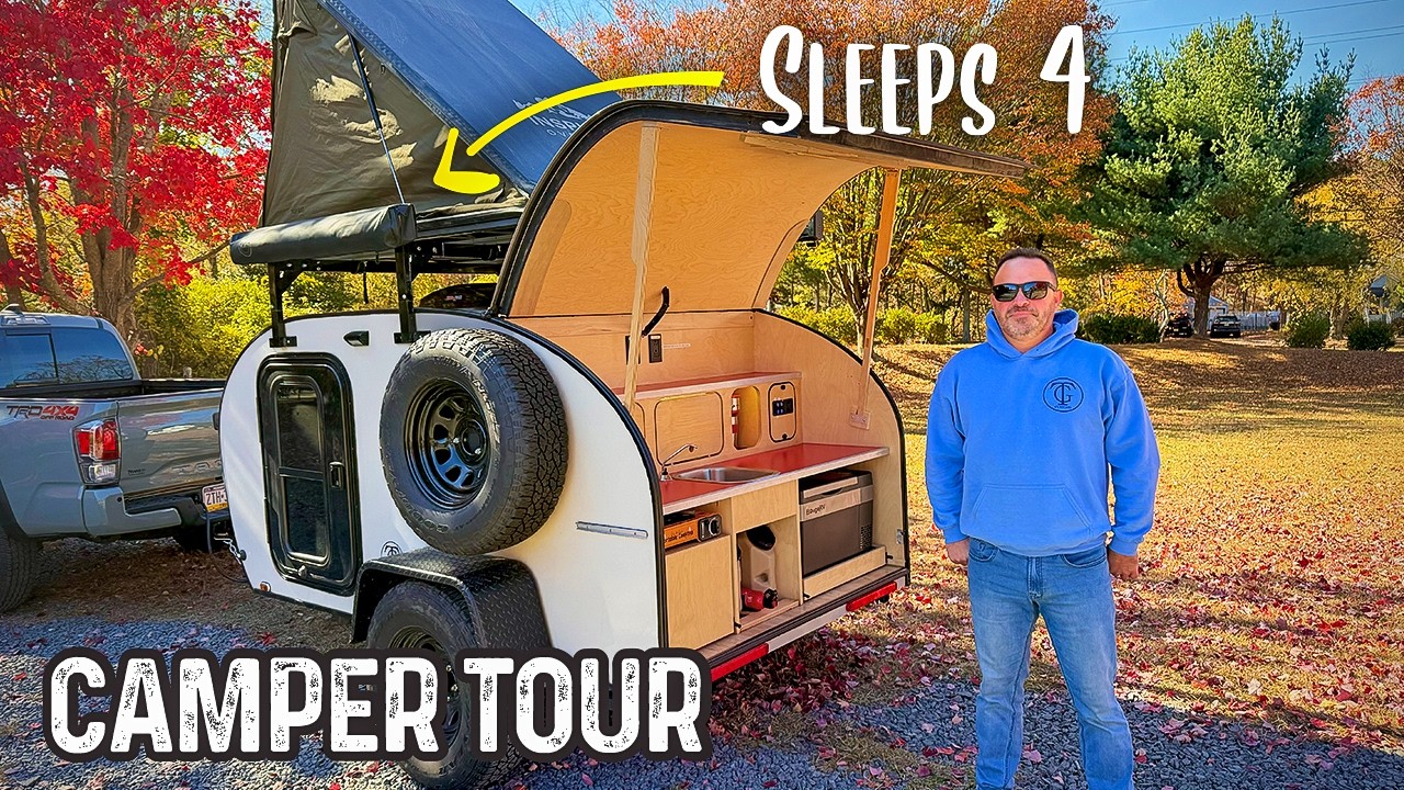 Tiny Trailer, HUGE Adventure: Teardrop Tour & Rental! - YouTube