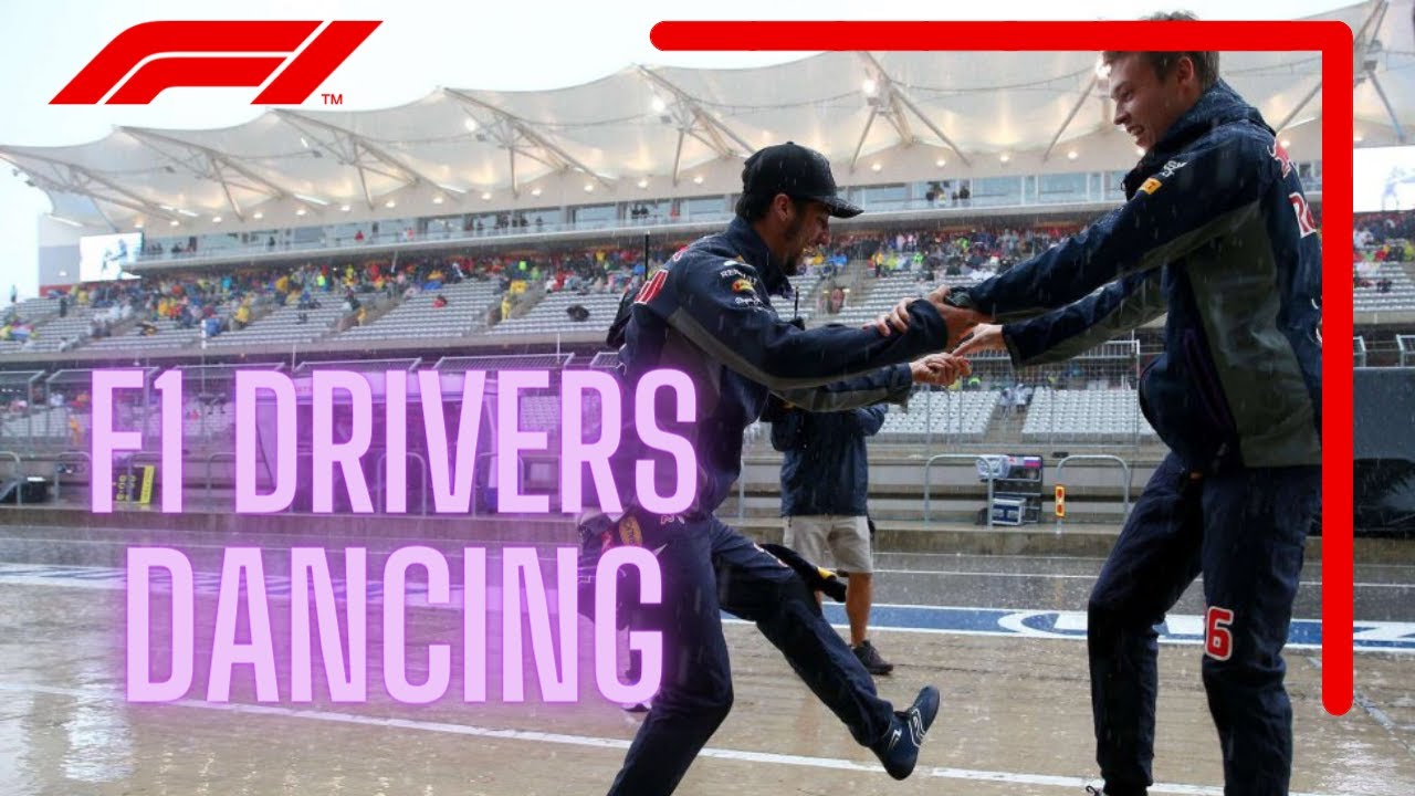 F1 DRIVERS DANCING FOR SOME MINUTES (F1DIEGOOLG) - YouTube