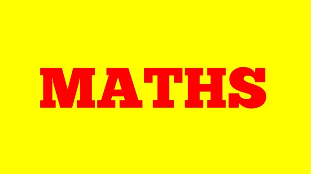 maths,Maths,MATHS - YouTube