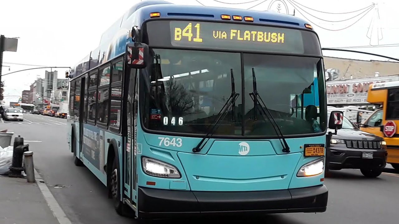 MTA: 2018 New Flyer XD40's [7617]/[7621]/[7643] B41 buses! - YouTube