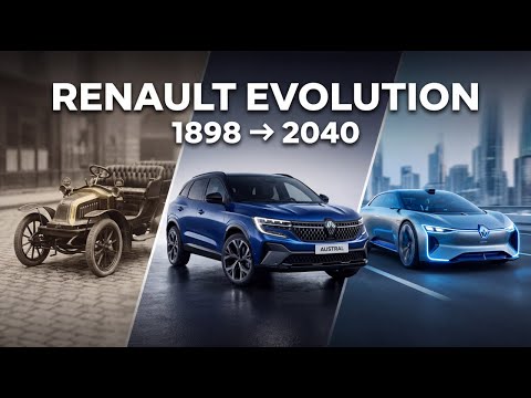 Renault Car Evolution | From Classic Models to Future Concepts in Full HD