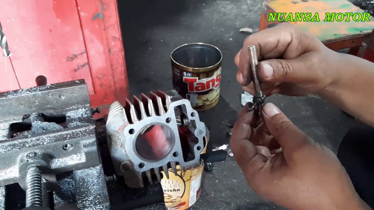 CARA BUAT TENSIONER MANUAL RANTAI KETENG REVO ABSOLUTE, pakai rol ...