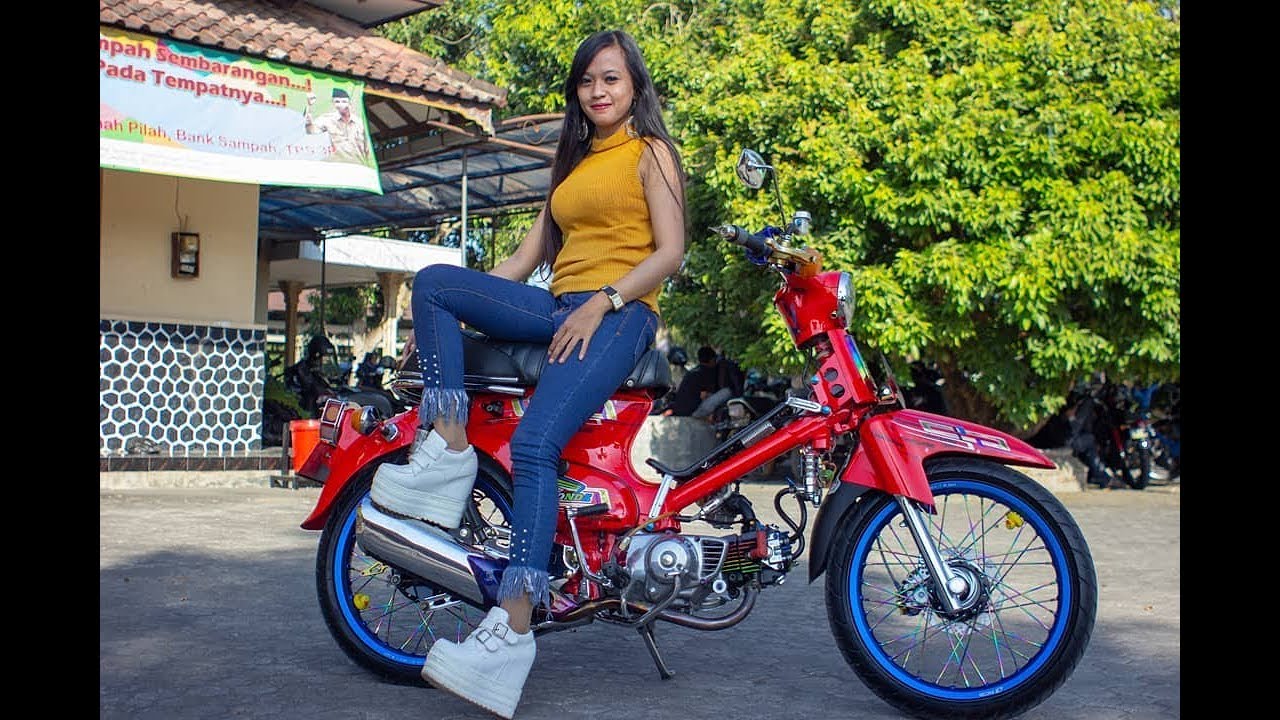 Dj musik CEWEK Honda c70 clasik!!!racing part#1 - YouTube