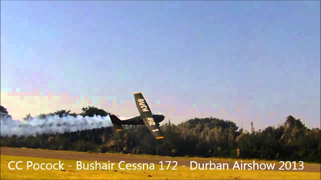 Bush Air Cessna 172 - Durban Airshow 2013 - YouTube