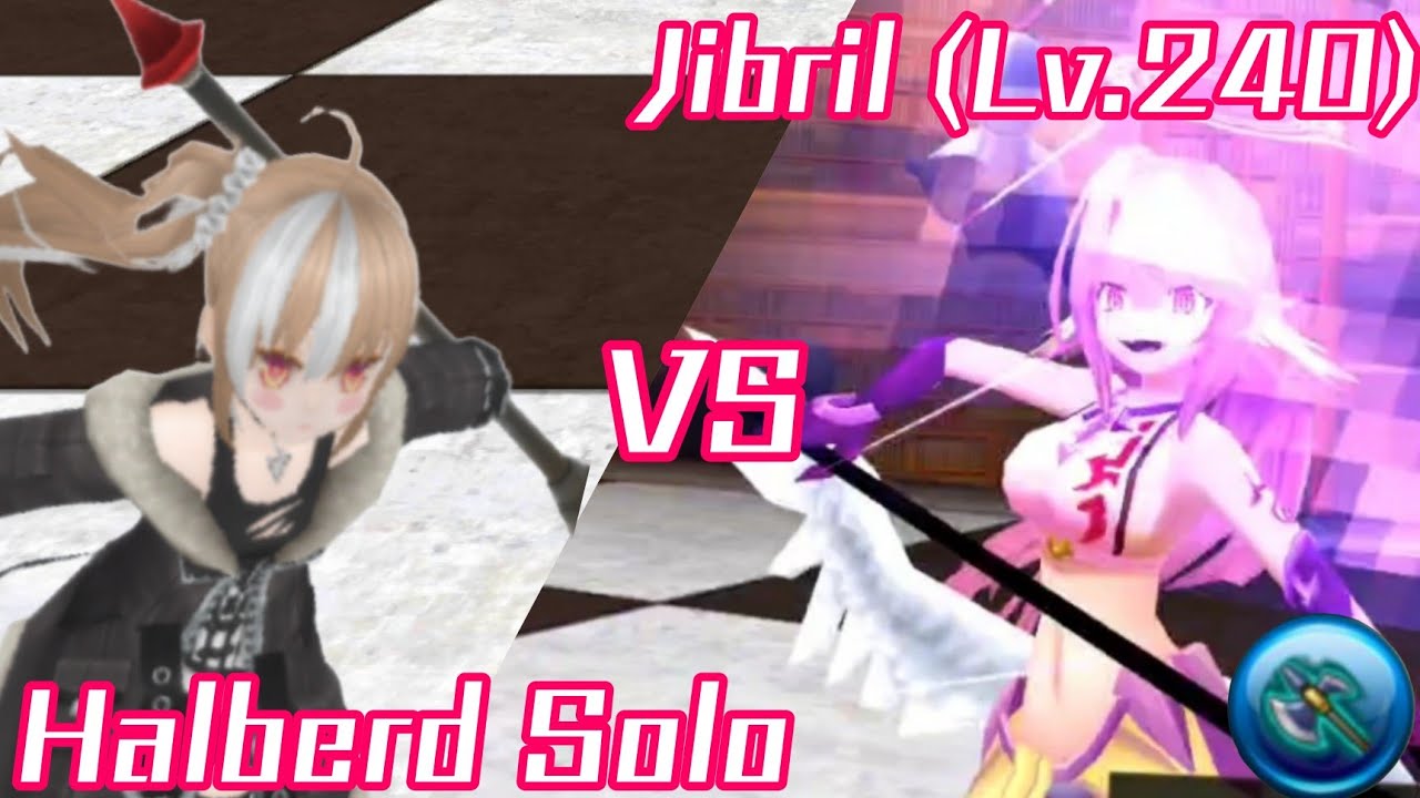 Solo Jibril Lv 240 (Normal) - Halberd || Toram Online - YouTube