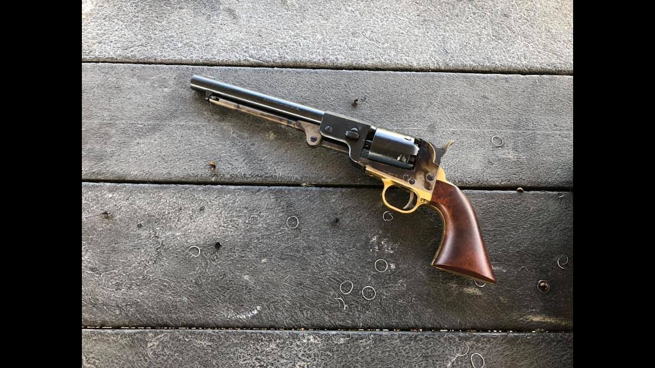 Firing the Pietta Dance Brothers Revolver! - YouTube