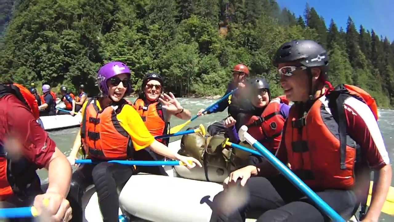 Sauk River Rafting - YouTube