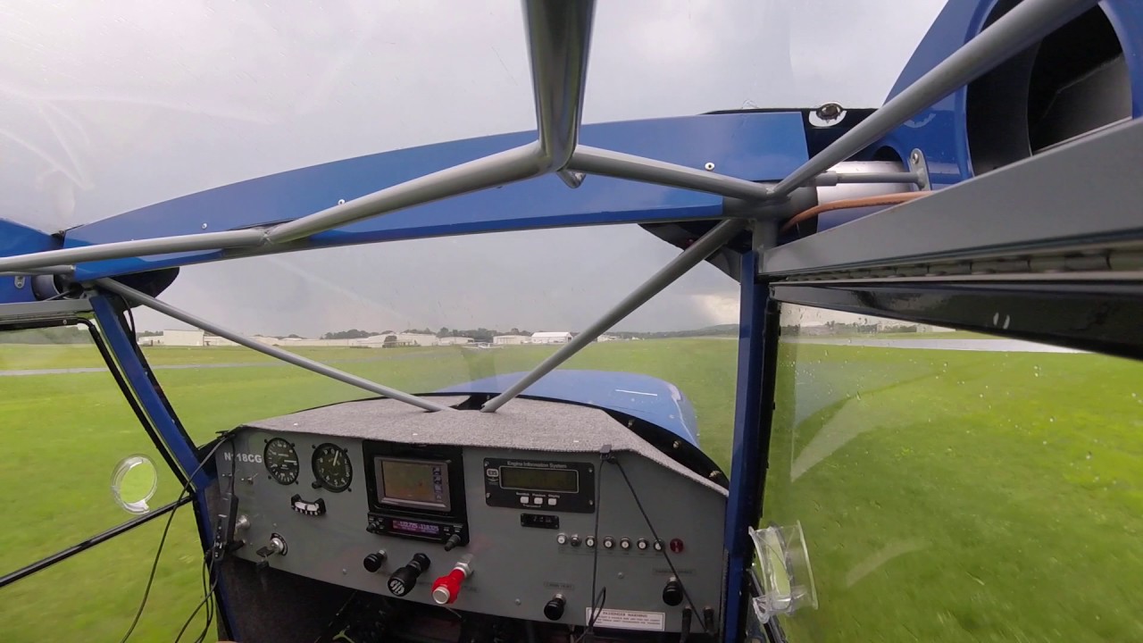 Flying the Superstol XL in the rain - YouTube