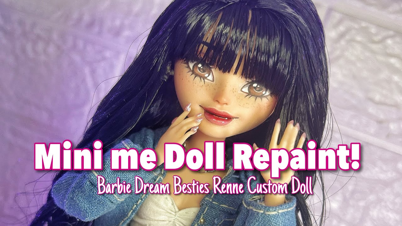 Making my own Mini-me Doll (Barbie Custom Doll) - Dolls of Amber - YouTube