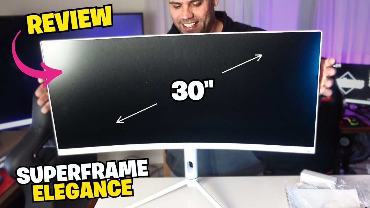 MONITOR ULTRAWIDE SUPER BARATO - SuperFrame Elegance, 30 pol, Curvo ...