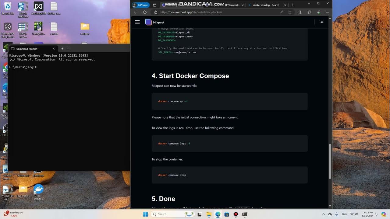 Installing Mixpost for Windows with Docker Desktop - YouTube