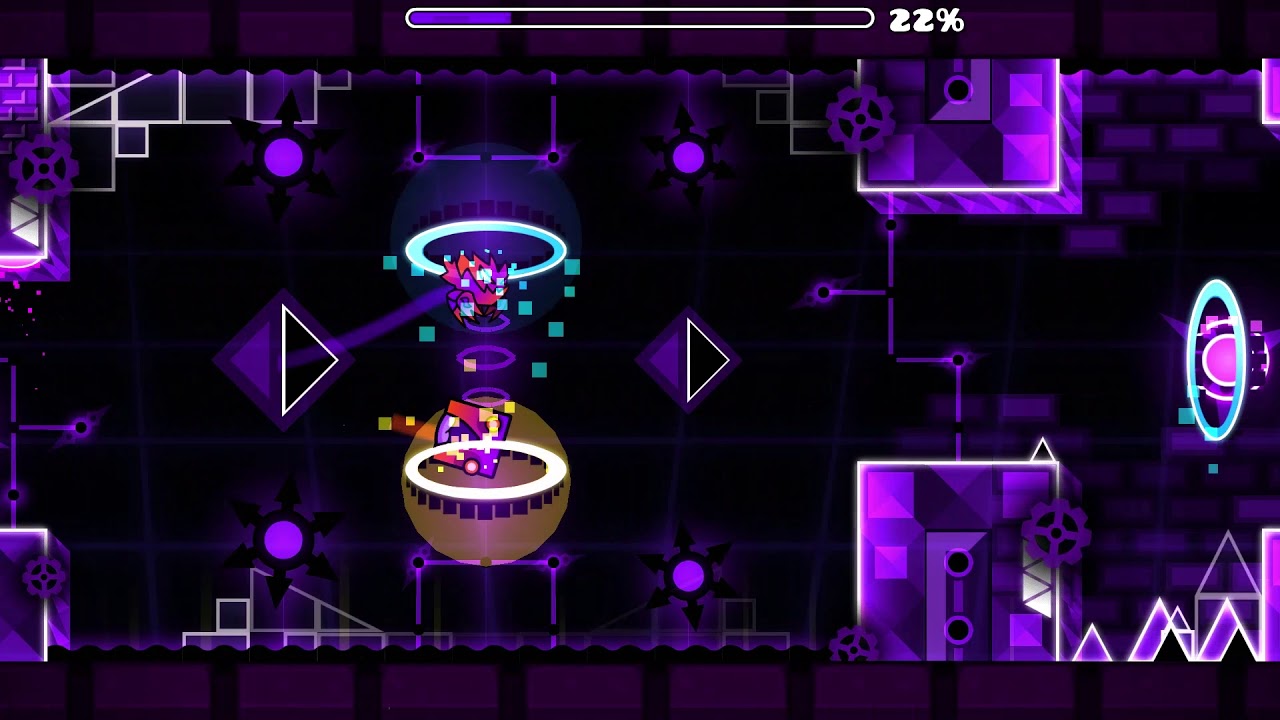 Geometry Dash - Zodiac "Easy" (Still Extreme Demon) - 54% - YouTube