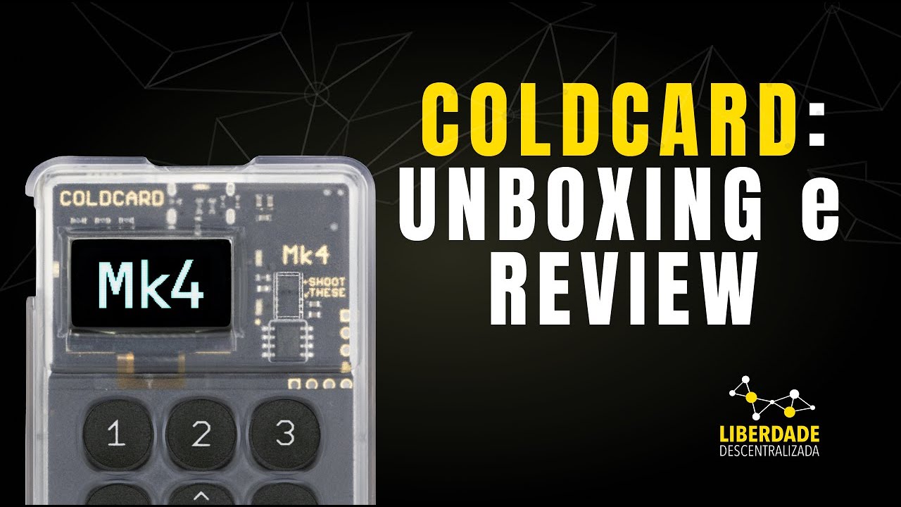 COLDCARD Review/Unboxing - Principais FEATURES - YouTube