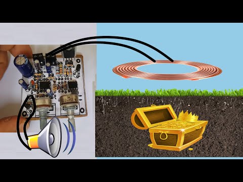 Kağıttan Altın Dedektör Devresi -  Yapımı - Gold detector circuit construction