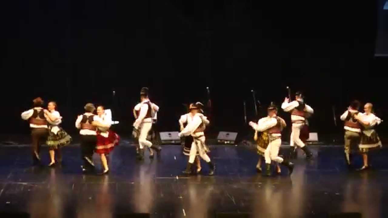 Slovak folk dance: Raslavická Poĺka - YouTube