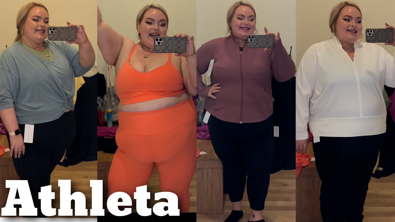 Athleta plus size in the dressing room - YouTube