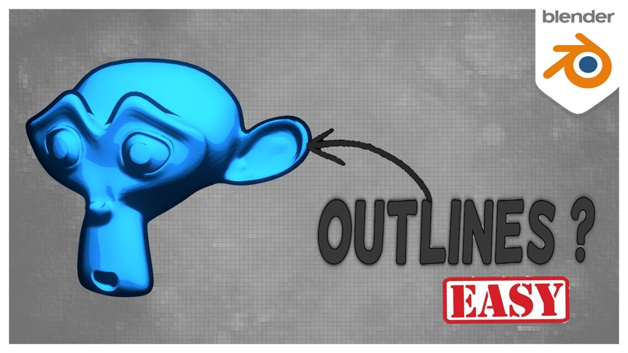 Anime/Cartoon Outline lines Blendr Tutorial - YouTube