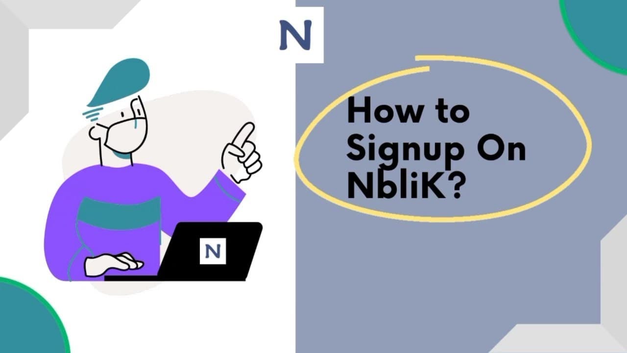 Easy steps to Signup on NbliK App - YouTube