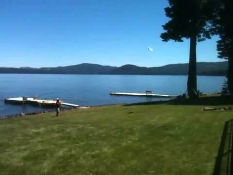 Prism Zero-G Kite at Lake Almanor - YouTube