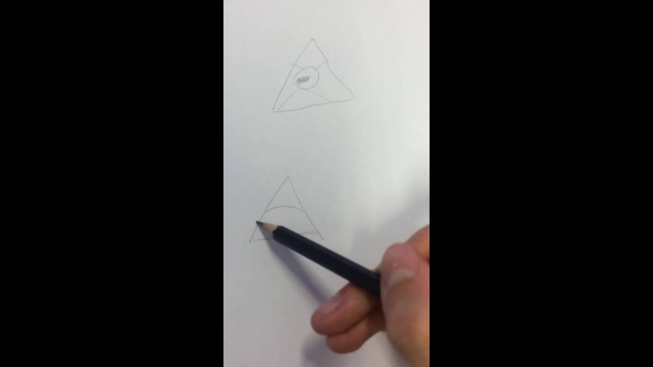 •How To Draw The Illuminati Eye! EASY Tutorial• - YouTube