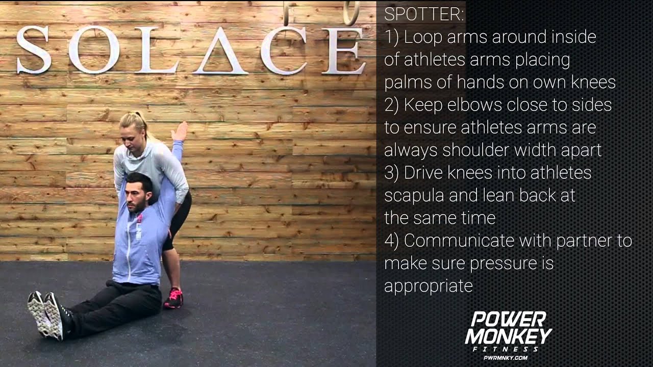 Monkey Method Partner shoulder stretches 3 & 4 - YouTube