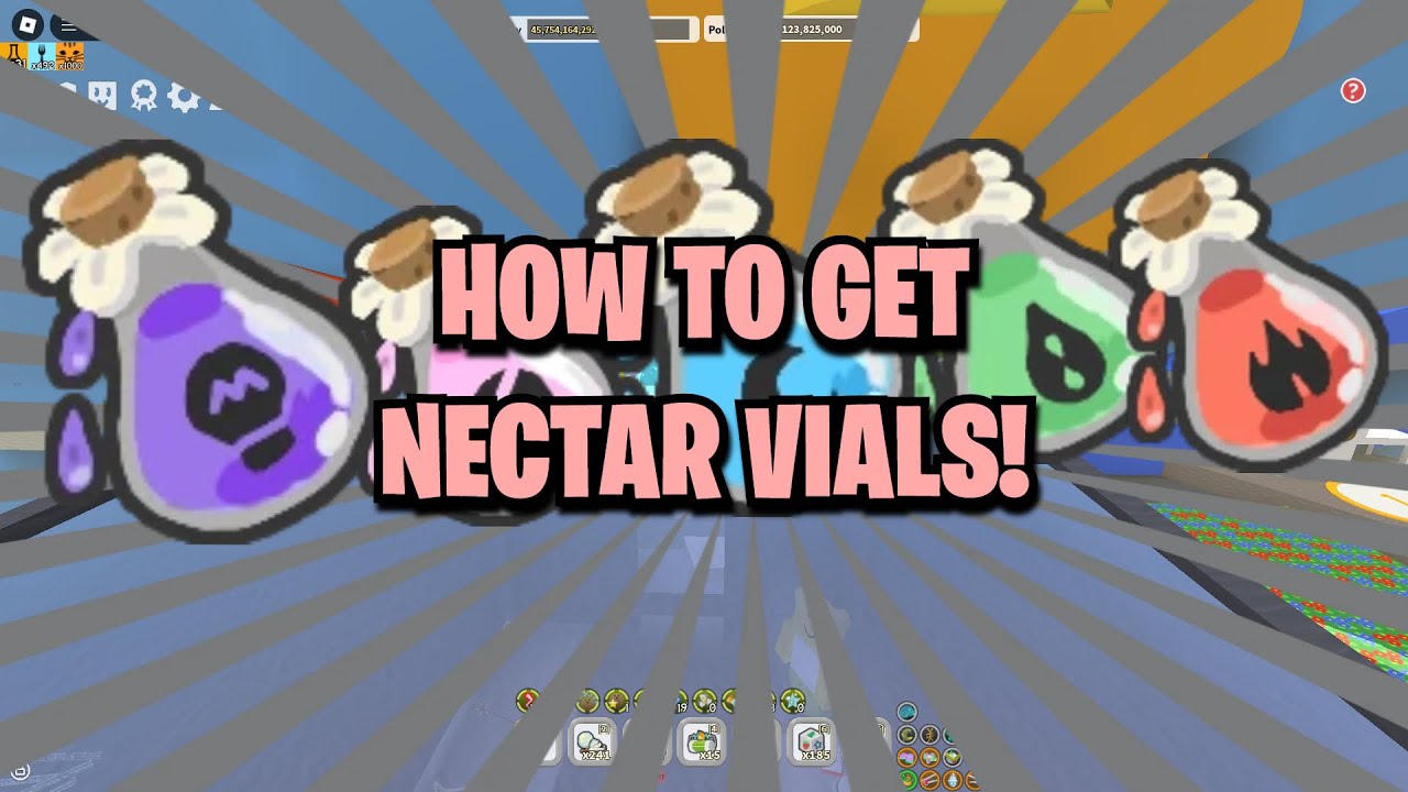 The ULTIMATE GUIDE to Nectar Vials! (Bee Swarm Simulator) - YouTube