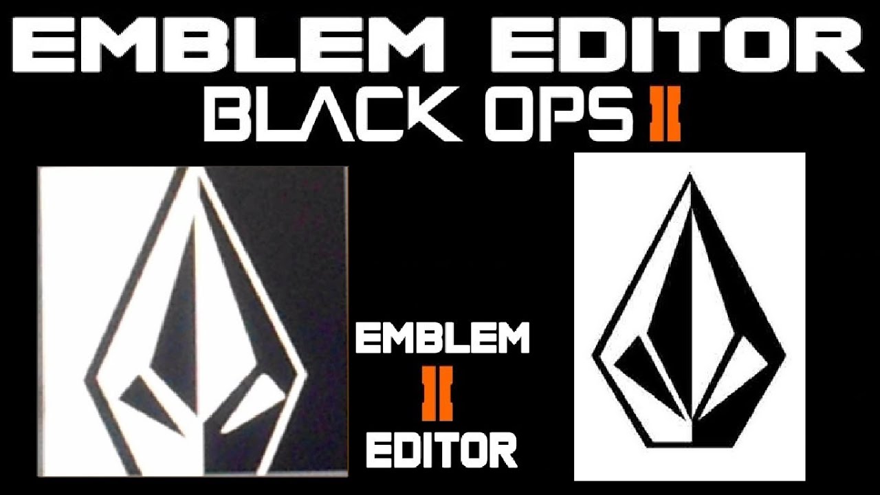 Black Ops 2 Emblem Tutorial - Volcom - YouTube