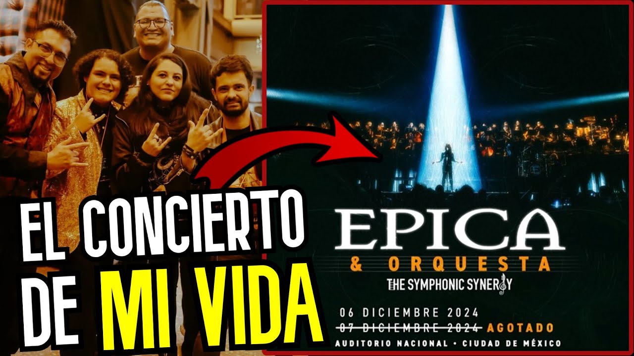 El CONCIERTO de MI VIDA The Symphonic Synergy de EPICA en México ...