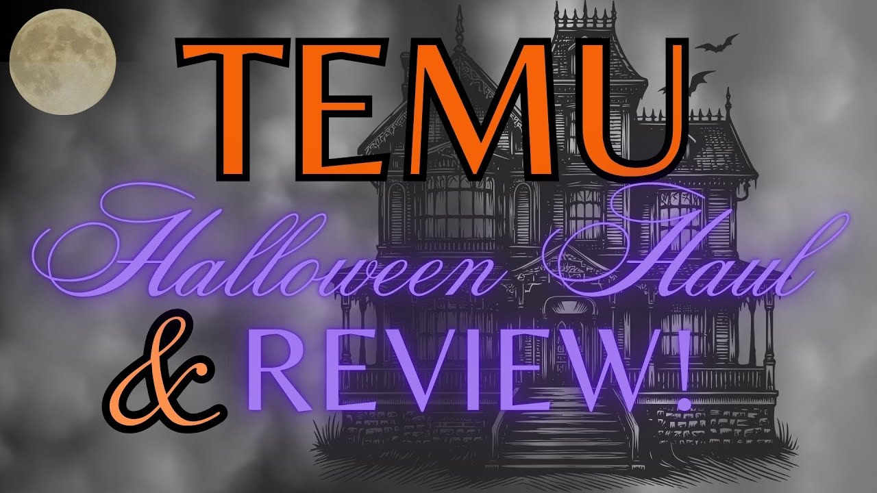 2025 TEMU Halloween Haul & Review (not sponsored) + GIVEAWAY ENTRY ...