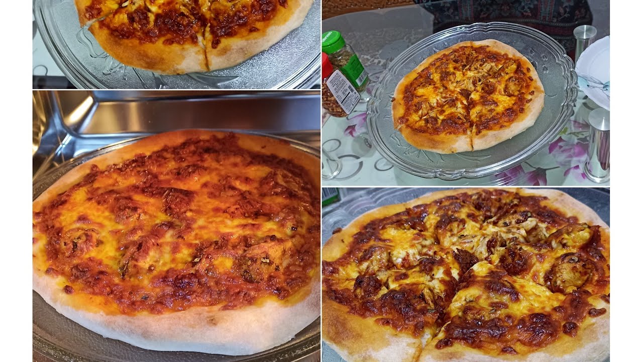chicken blast pizza recipe | cheese burst pizza | - YouTube